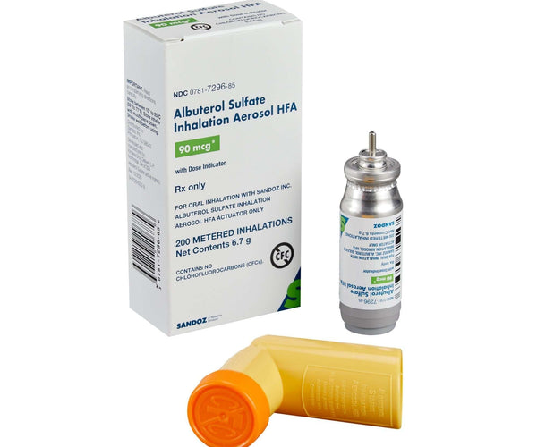 Albuterol Sulfate 90 mcg Inhaler – SurgiMac