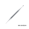 SurgiMac #2/4 Molt Bone Curette, Black, Double-Ended, Stainless Steel ...