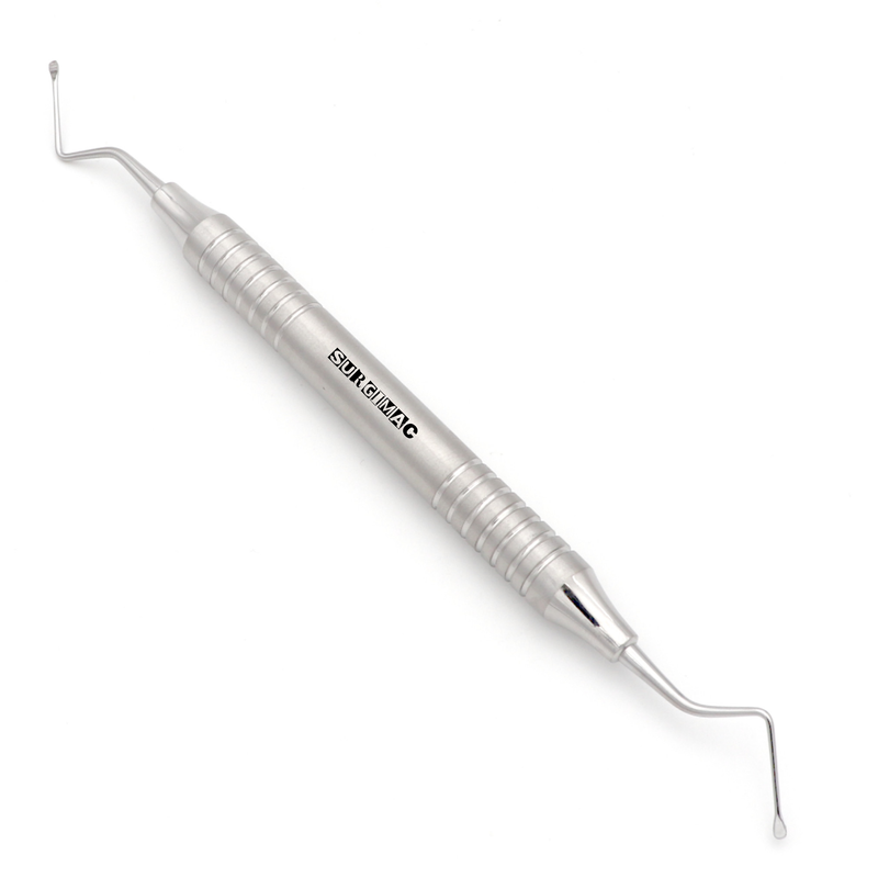 SurgiMac 3/7 Hirschfeld File, #6 Handle, Double-Ended, Stainless Steel